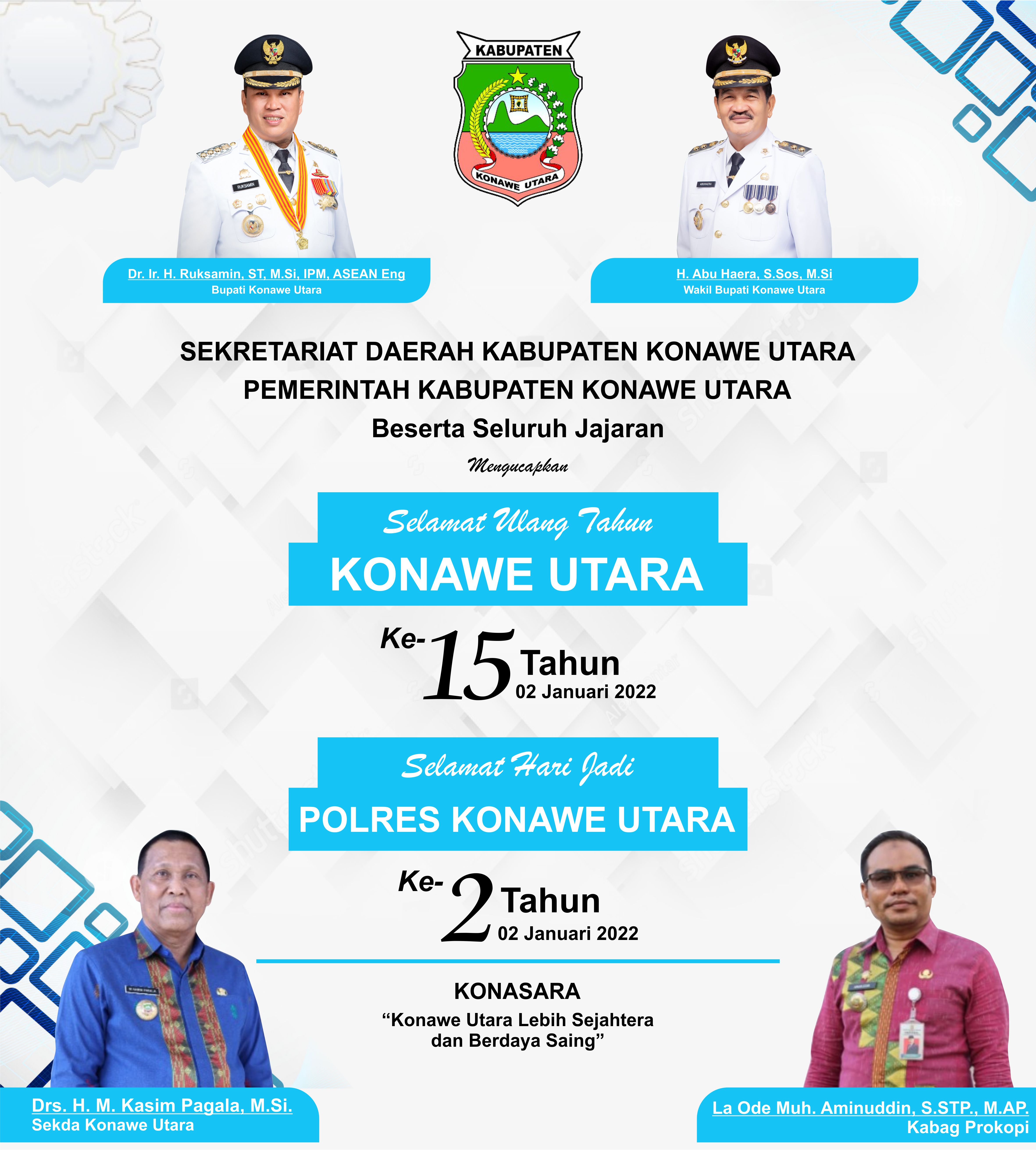 Ciptakan Pemilu Damai Polres Konawe Gelar Deklarasi Bersama Lintas